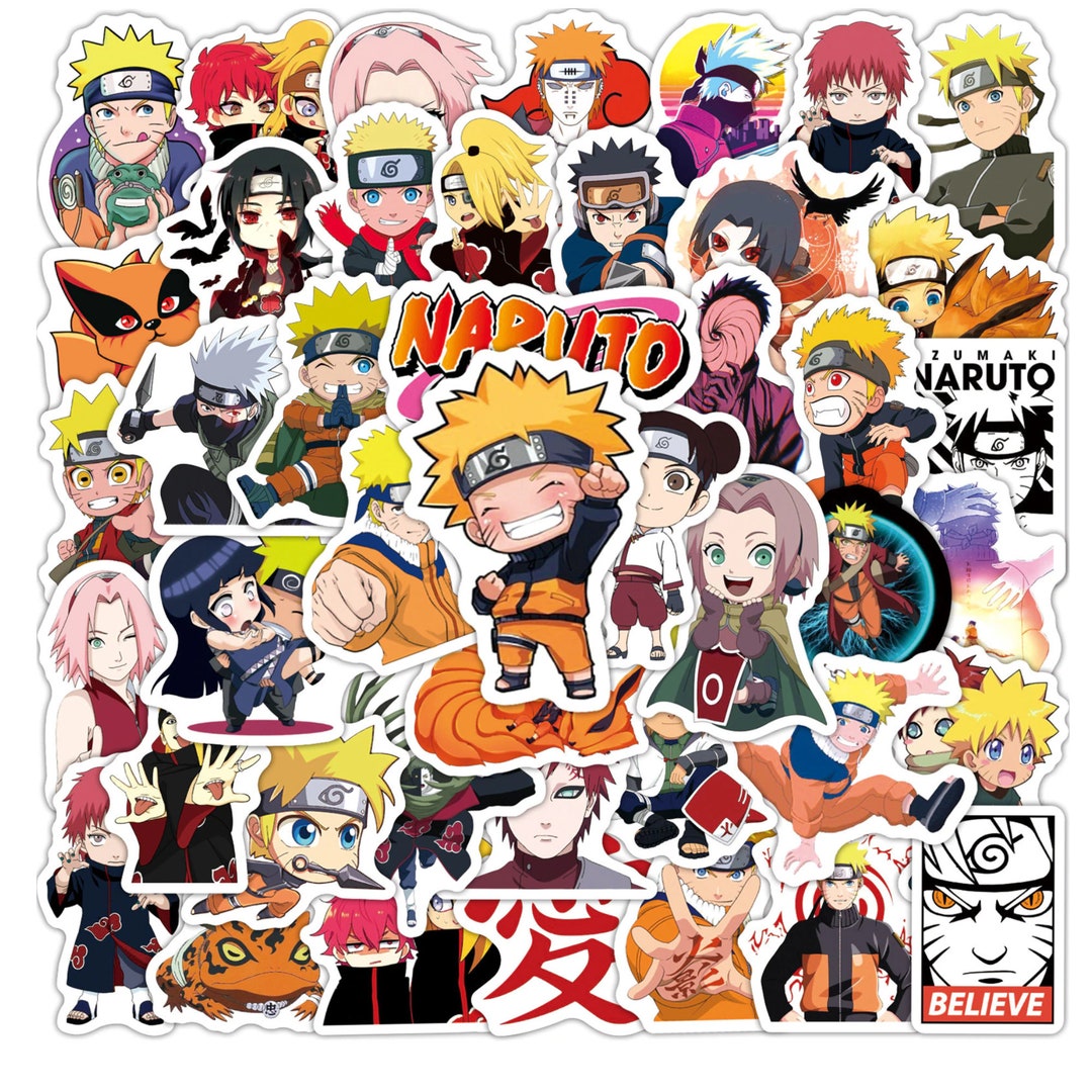 Naruto Stickers 100 Piece Naruto Vinyl Stickers Itachi - Etsy