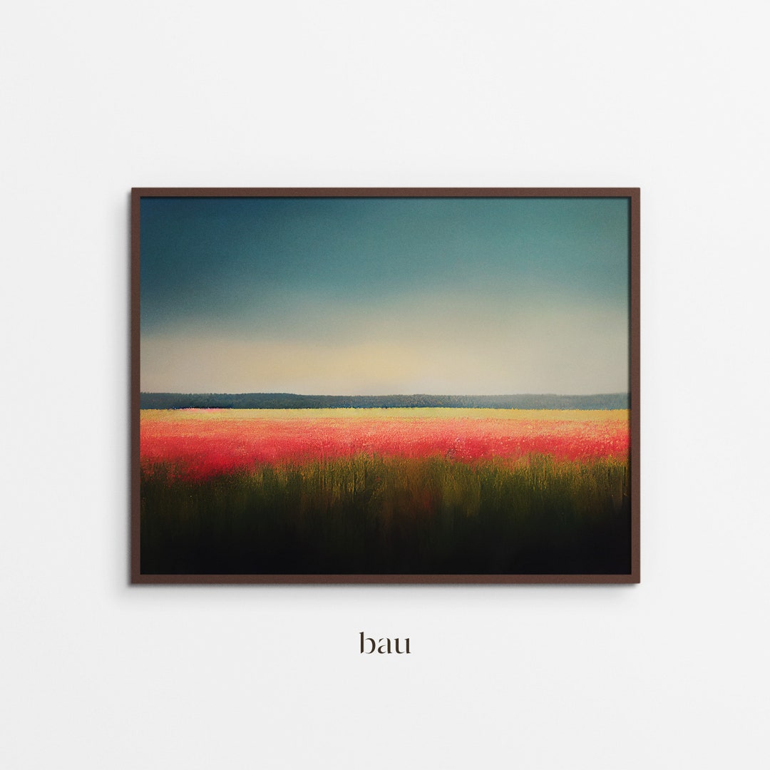 Rothko Inspired Landscape Art Print: Eclectic Gallery Wall (digital ...