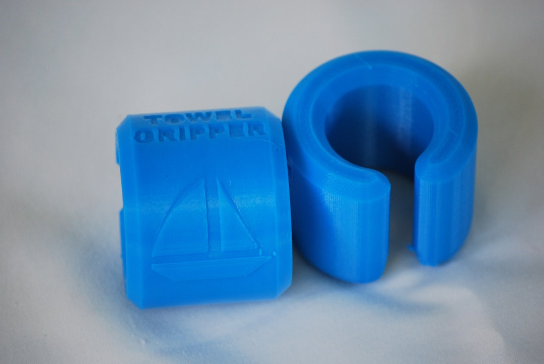 3D Printed Pack of 2 Towel Grippers / Holder / Hangers / Beach Chairs ...