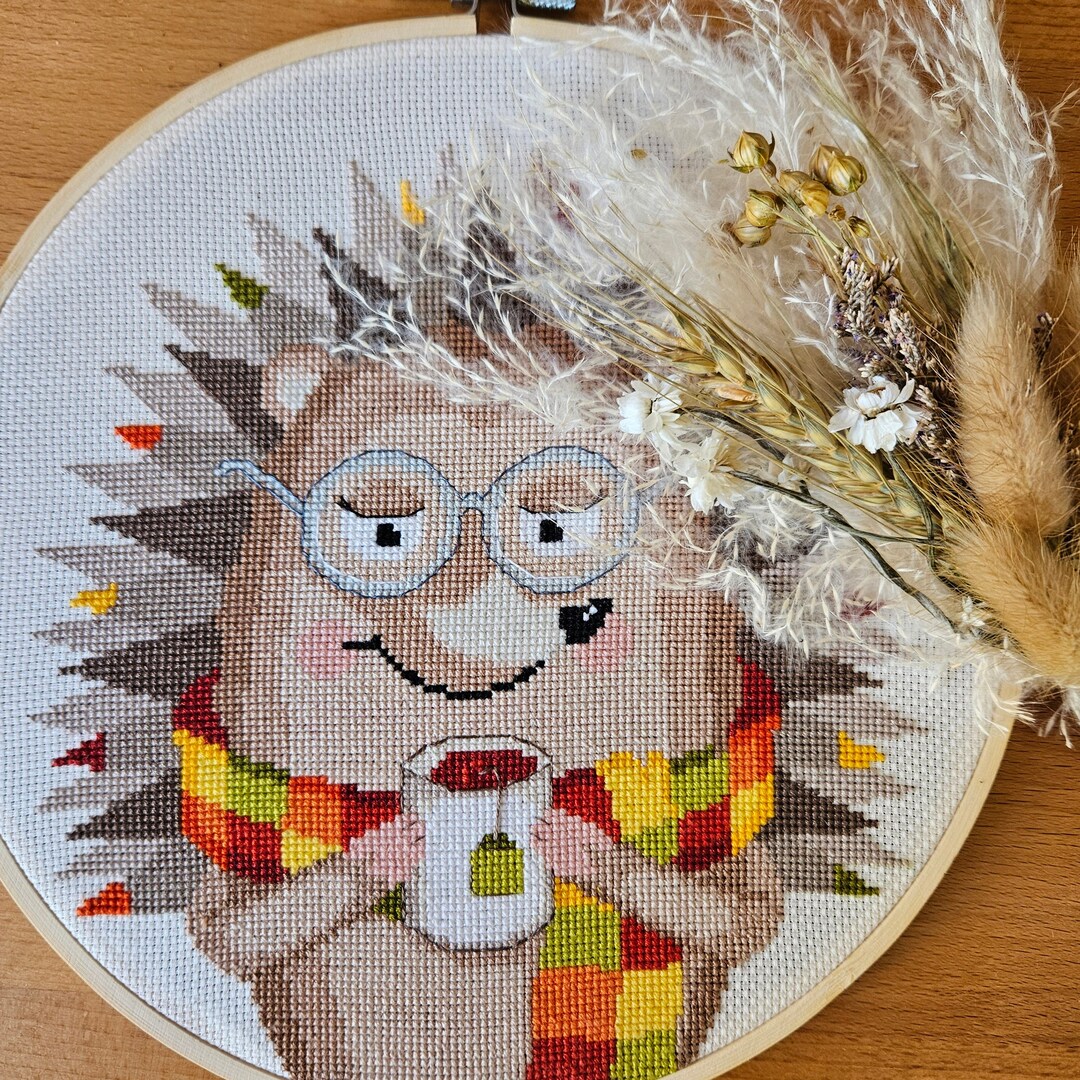 Counted Cross Stitch Pattern Ida the Hedgehog - Etsy