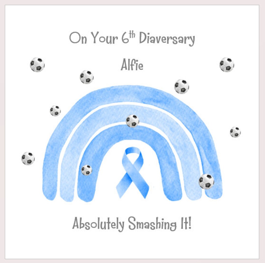 Diaversary Card, Diabetes Anniversary, 1 Year Diabetes, 2 Years ...