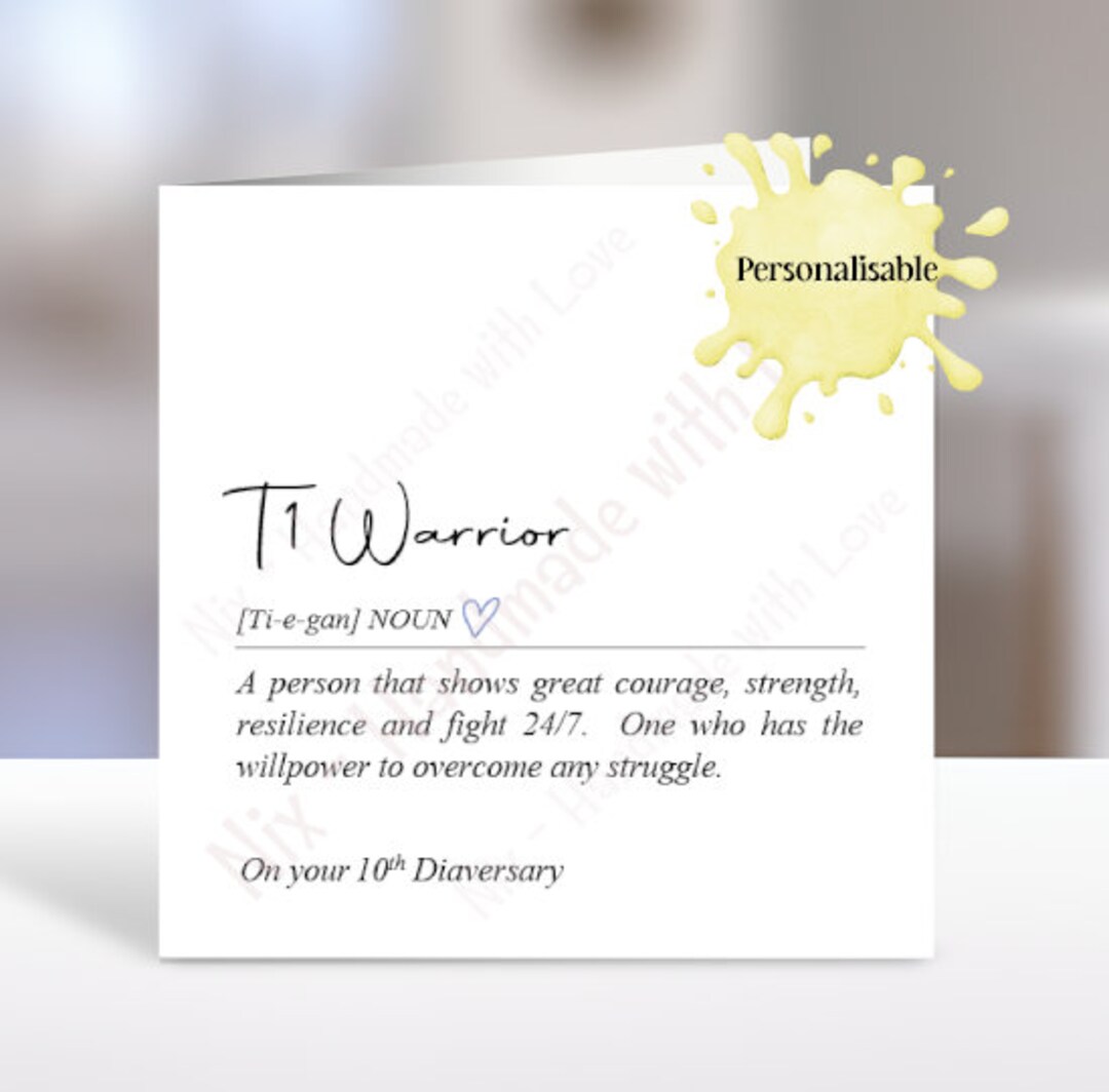 T1 Warrior, Diaversary, Diabetes, 1 Year Diabetes, Type 1 Diabetes ...