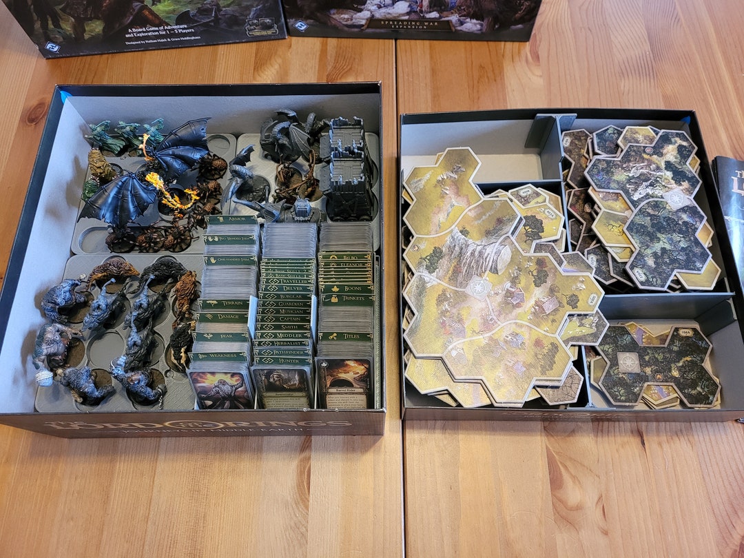 Organizer Compatible With Journeys in Middle Earth Board Game - Etsy