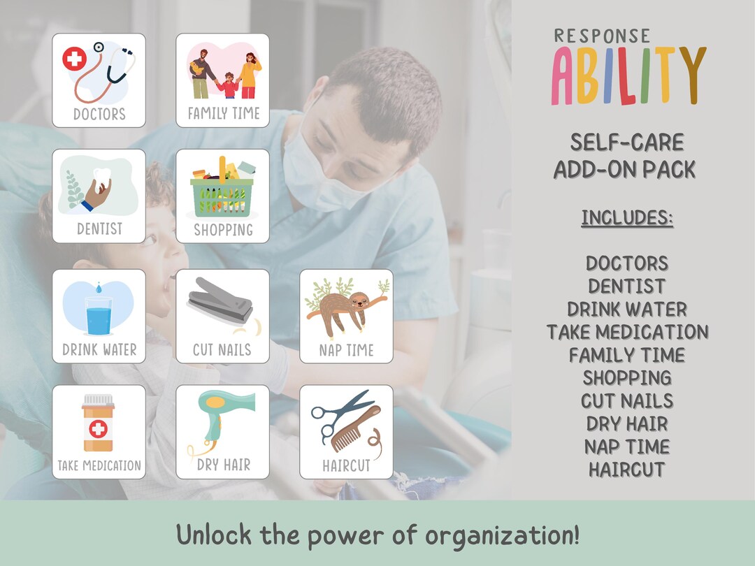 Self-care Routine Cards: Kids Daily Responsibilities Chart Add-on - Etsy