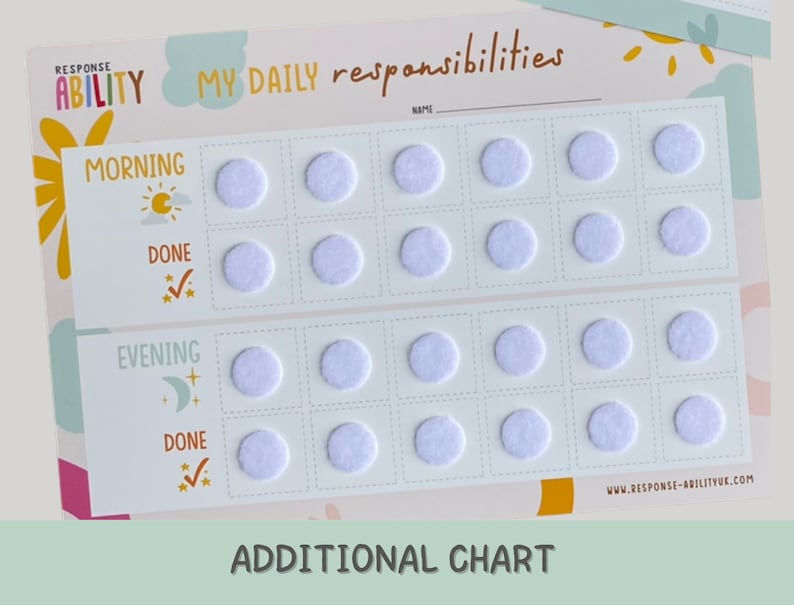 Routine Chart, Chore Charts for Kids, Rewards Charts for Kids, Kids ...