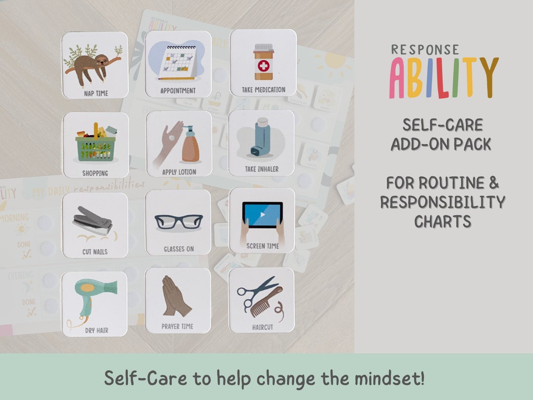 Routine Cards, Self-care Routine, Kids Daily Routine Chart, Reward ...