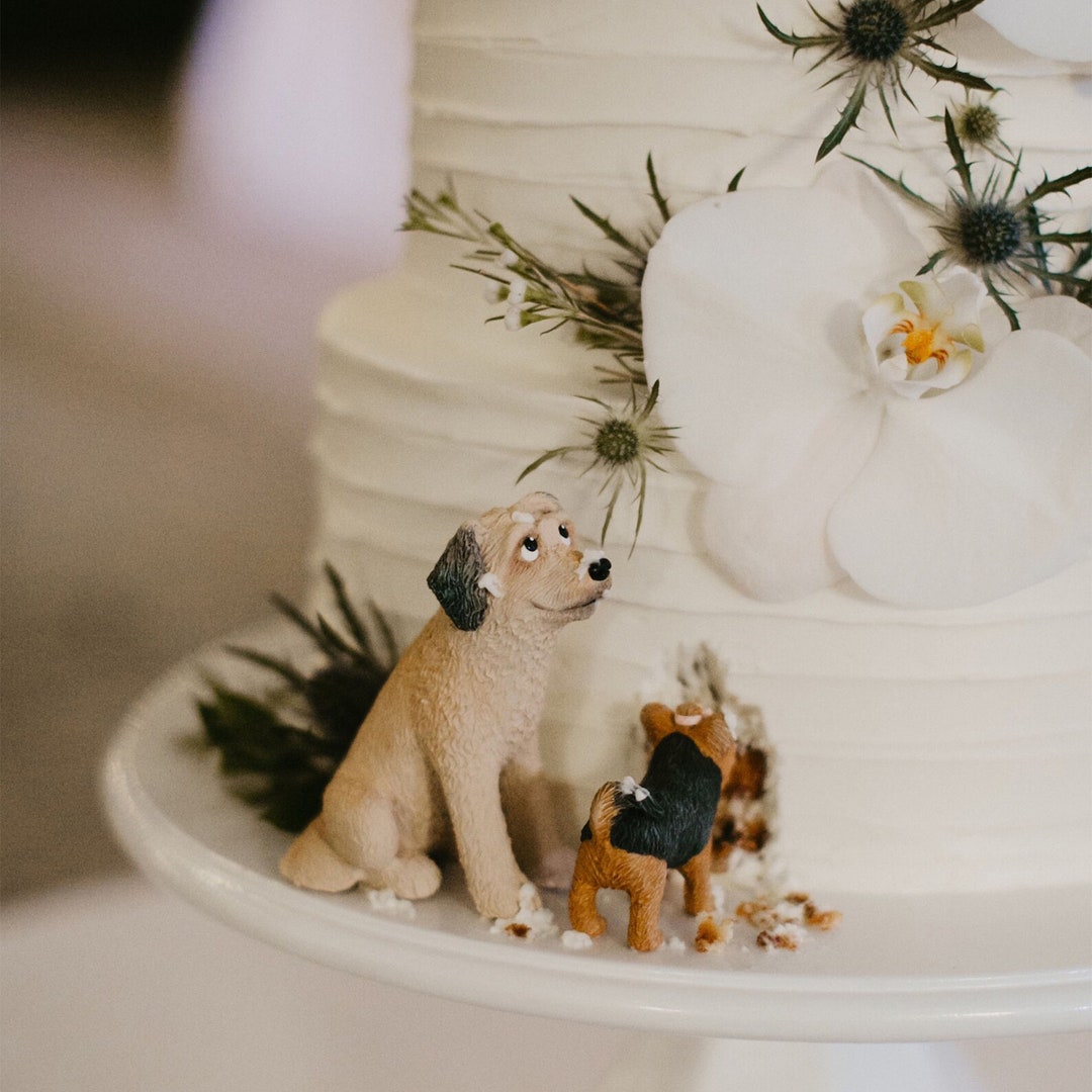 Personalized Custom Pet Dog Wedding Cake , Pet Birthday Cake animal ...
