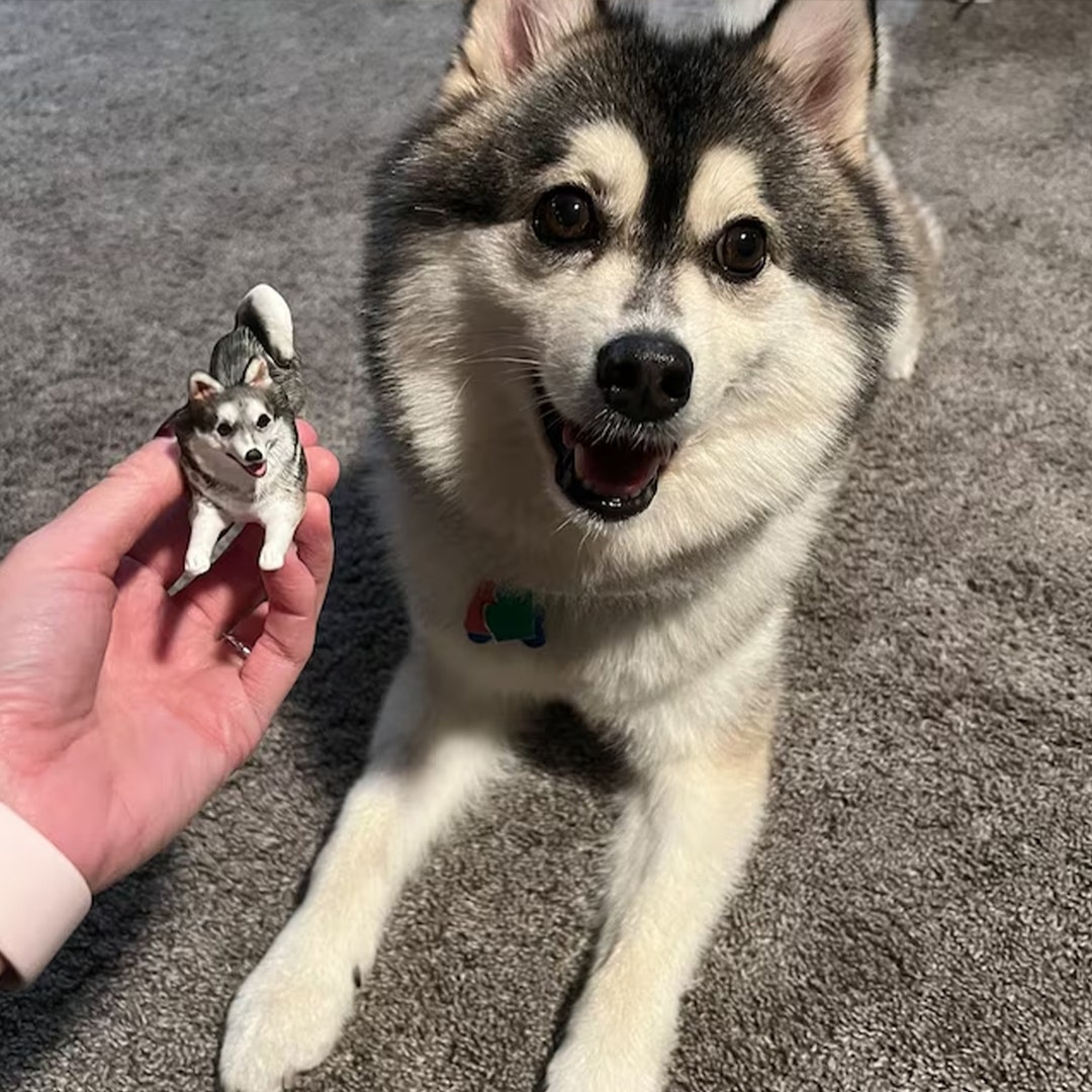 Birthday Gifts for Husky Dogs, Pet Replicas, Wedding Cake Toppers, Pet ...