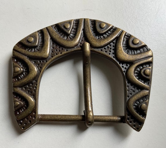 Rare,Vintage,Viking,Medieval belt buckle w/ Scallop m… - Gem