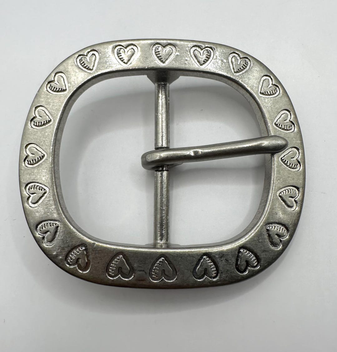 Interchangeable Belt Buckle, Oval, Centre Bar, Love Hearts, High ...