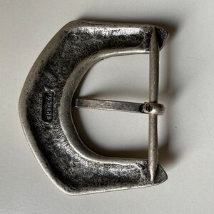 Vintage,viking,medieval Belt Buckle W/ Scallop Motifs.old Silver. - Etsy