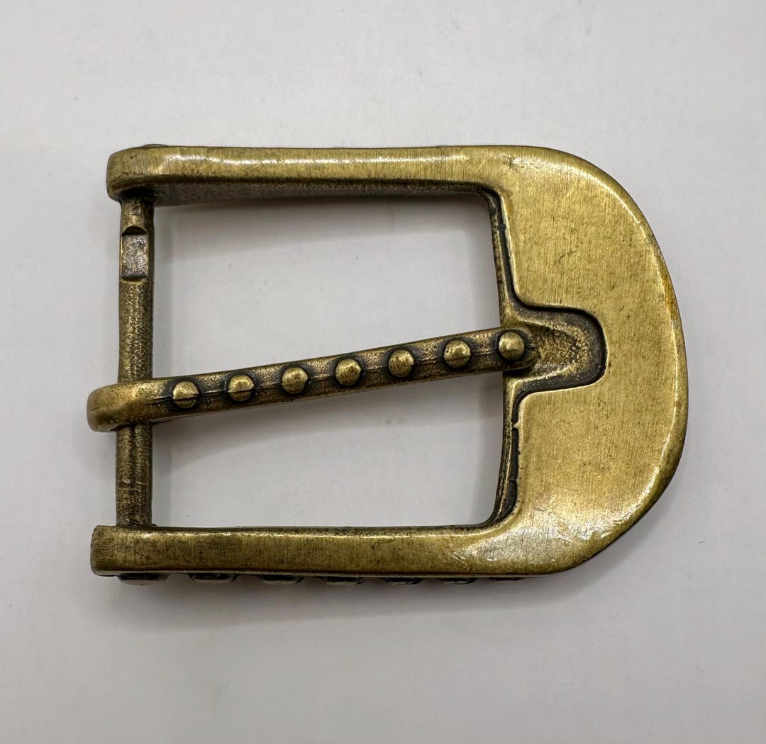 Minimal Rounded End Bar Belt Buckle, Simple Belt Buckle, Dots, Polka ...