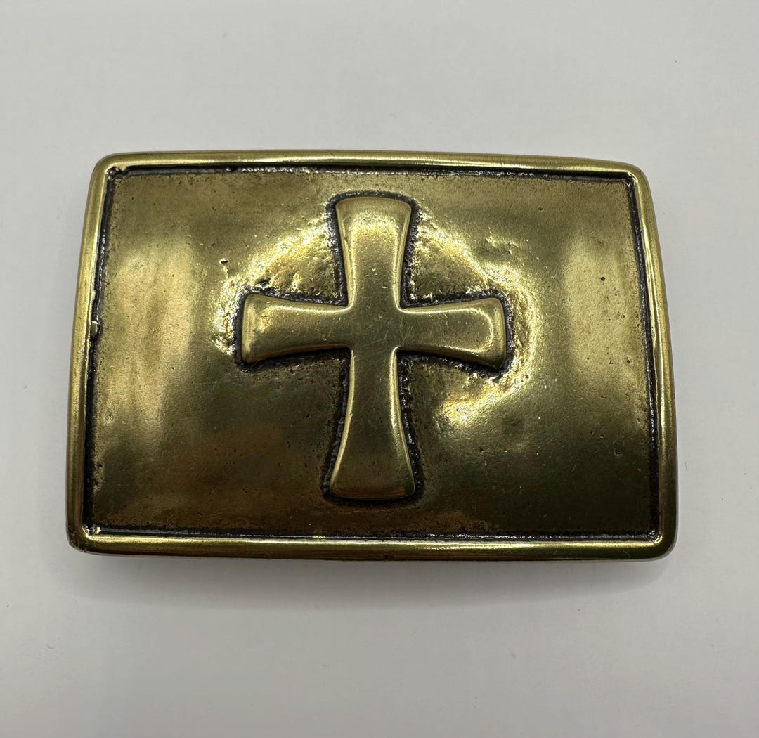 Cross Belt Buckle, Medieval Belt Buckle, High Quality, Heavy ...