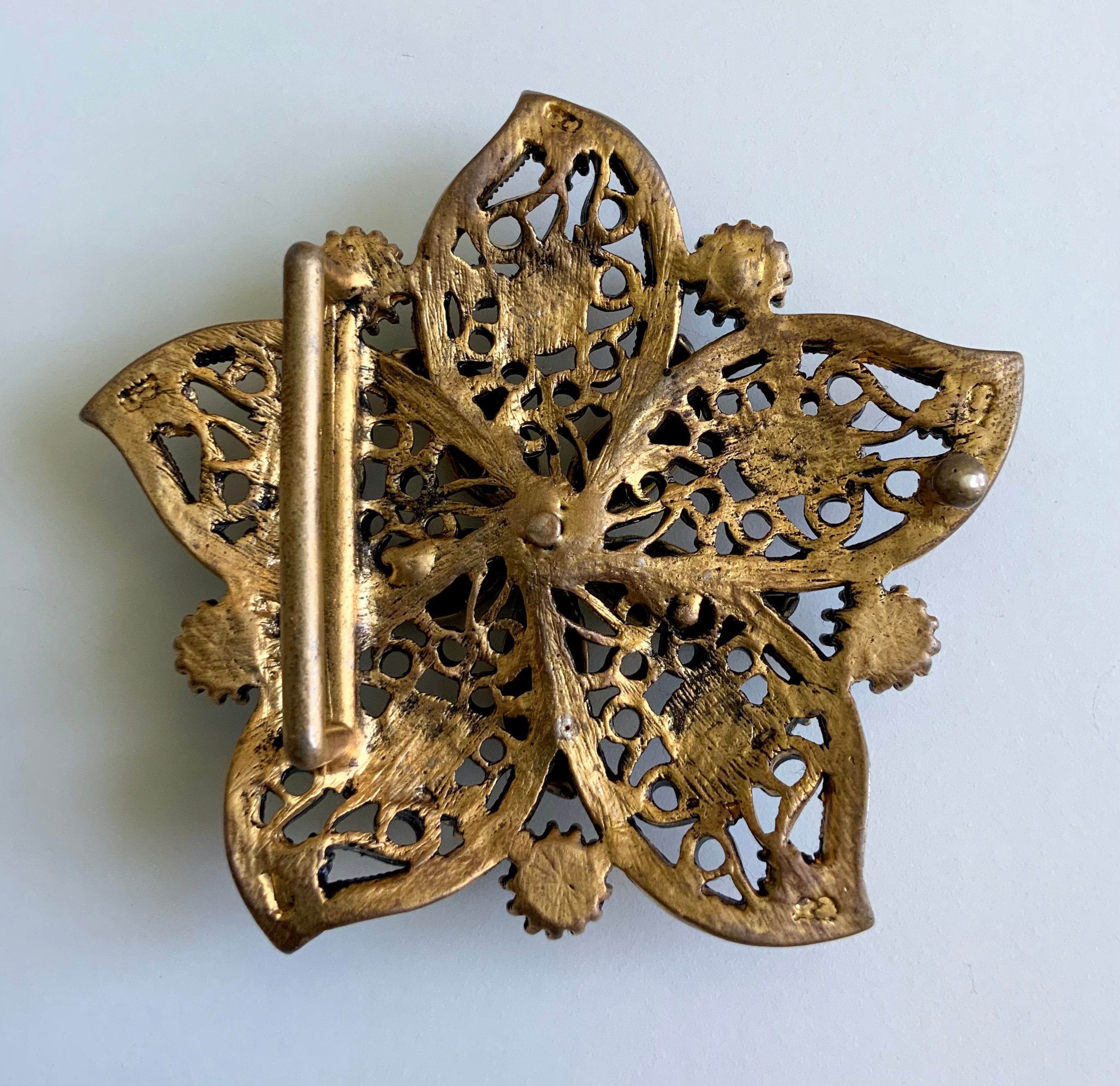 Vintage Luxury Belt Buckle 1980s Flower Daisy Star Fish - Etsy