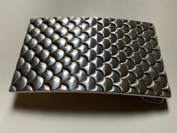 Rare Rectangular military,trophy belt buckle w/ snake… - Gem