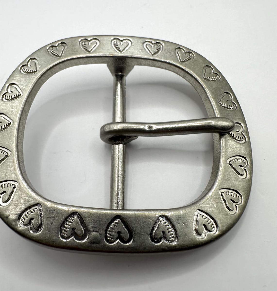 Interchangeable Belt Buckle, Oval, Centre Bar, Love Hearts, High ...