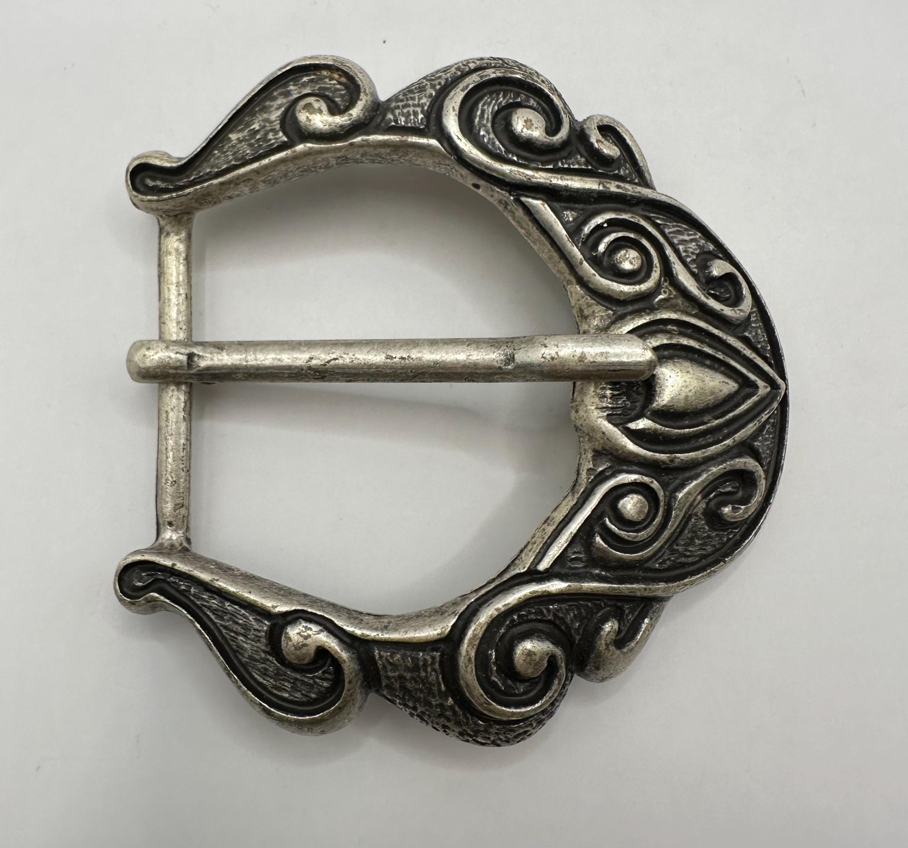 Trippy Bohemian Vintage Belt Buckle, Victorian Art Nouveau Inspired ...