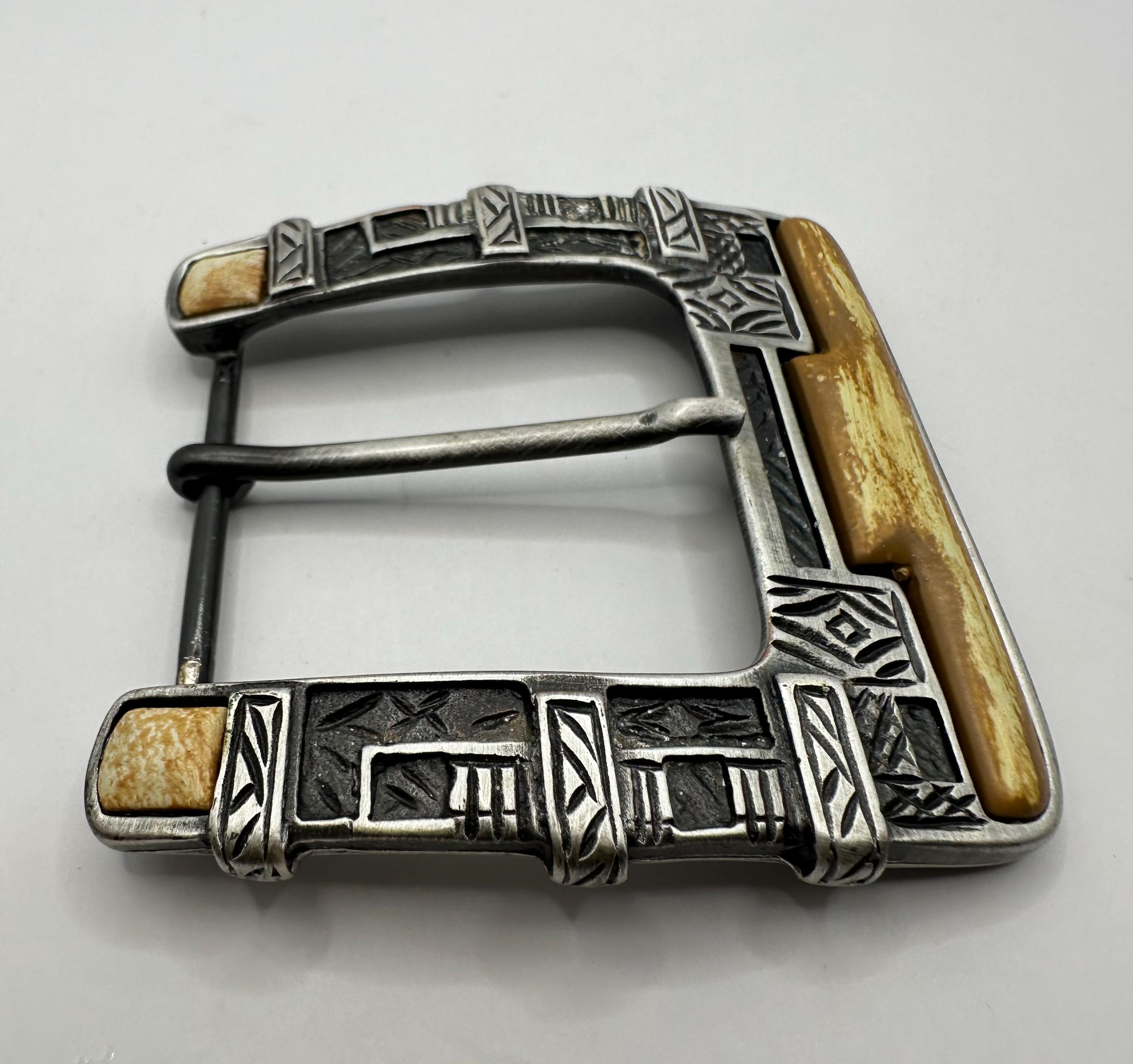 Heavy, Rare, Vintage, Belt Buckle, End Bar, Interchangeable Belt Buckle ...