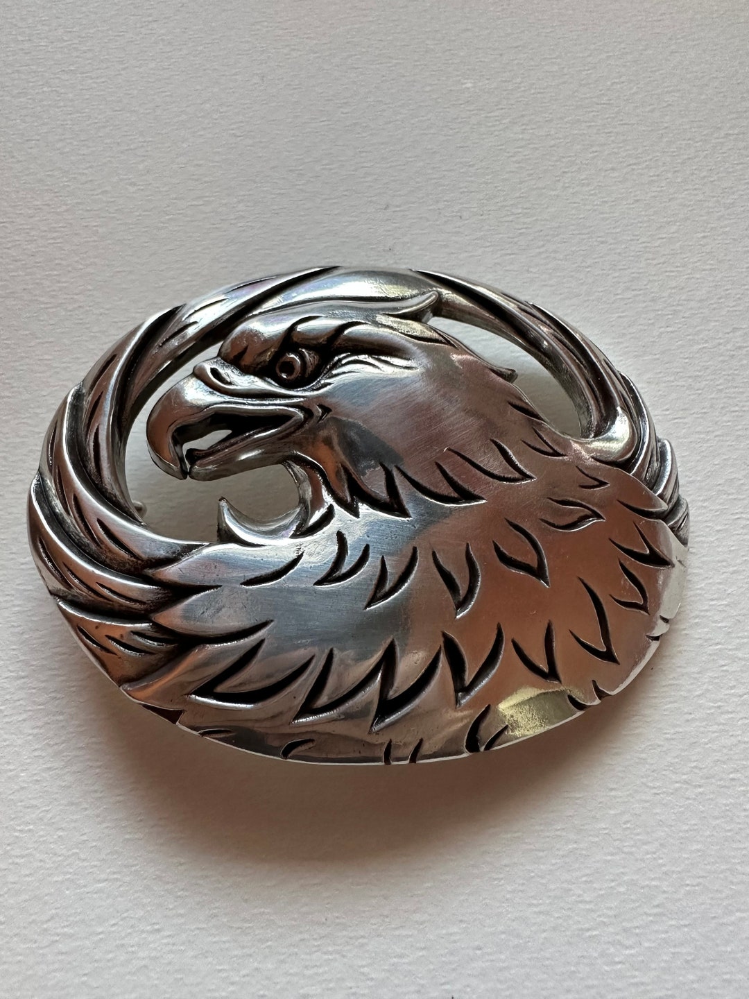 Eagle American Belt Buckle Vintage Interchangeable Unique Vintage ...