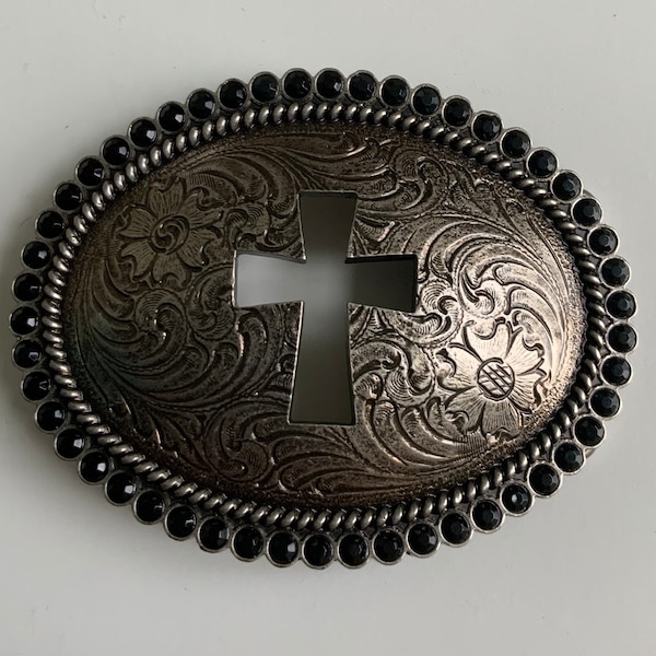 Western Rhinestone Belt Buckle - Etsy