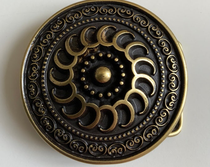 Vintage Interchangeable Circle Belt Buckle Turkish Moroccan Inspired ...