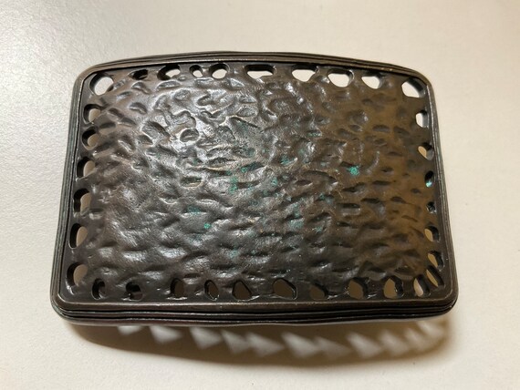 Rare Vintage,Patina Trophy Belt Buckle. Handbeaten Ae… - Gem