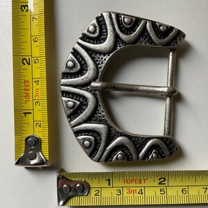 Vintage,viking,medieval Belt Buckle W/ Scallop Motifs.old Silver. - Etsy