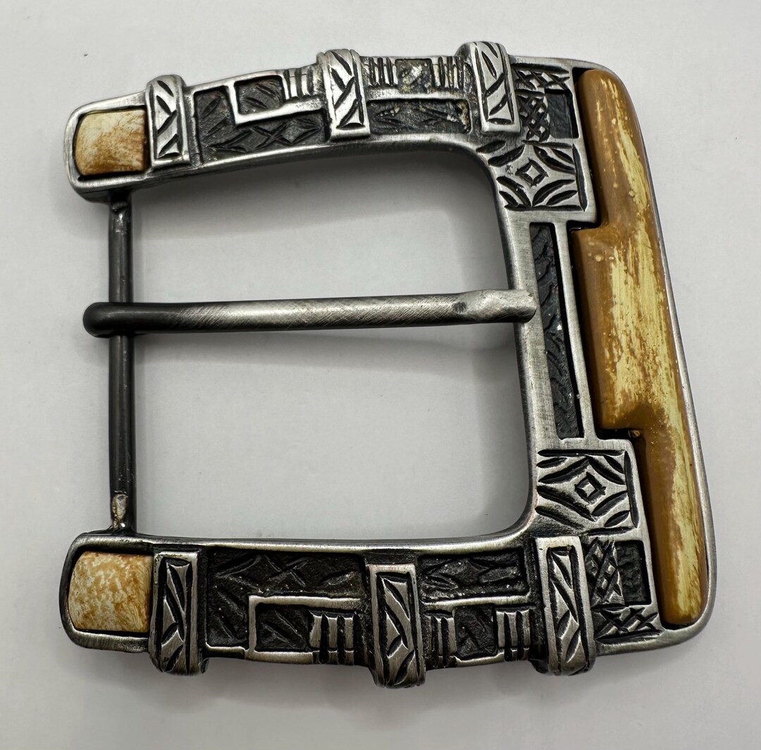 Heavy, Rare, Vintage, Belt Buckle, End Bar, Interchangeable Belt Buckle ...