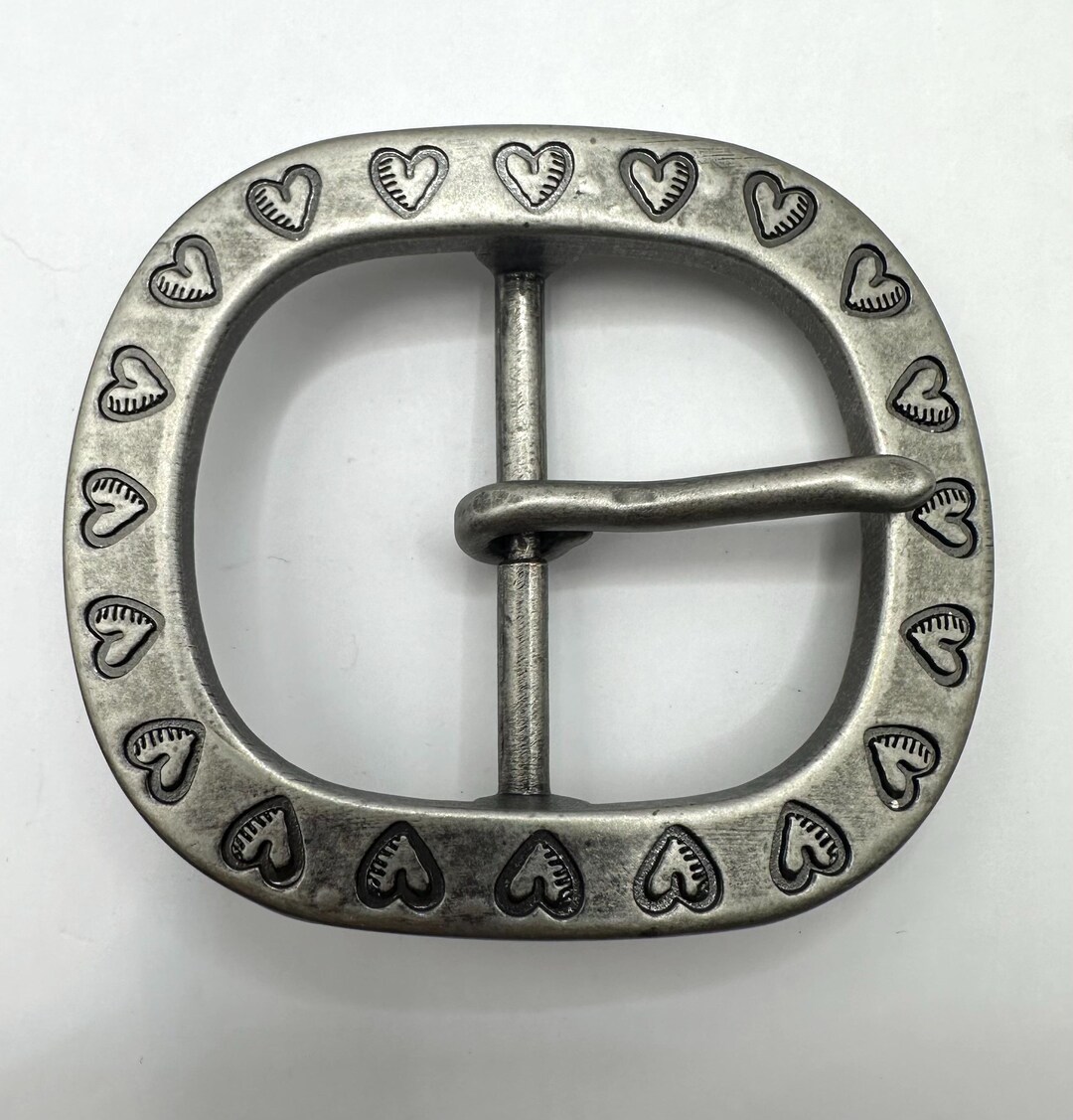 Interchangeable Belt Buckle, Oval, Centre Bar, Love Hearts, High ...