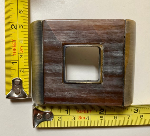 Italian Military Shape Trophy Belt Buckle Epoxy Resin… - Gem
