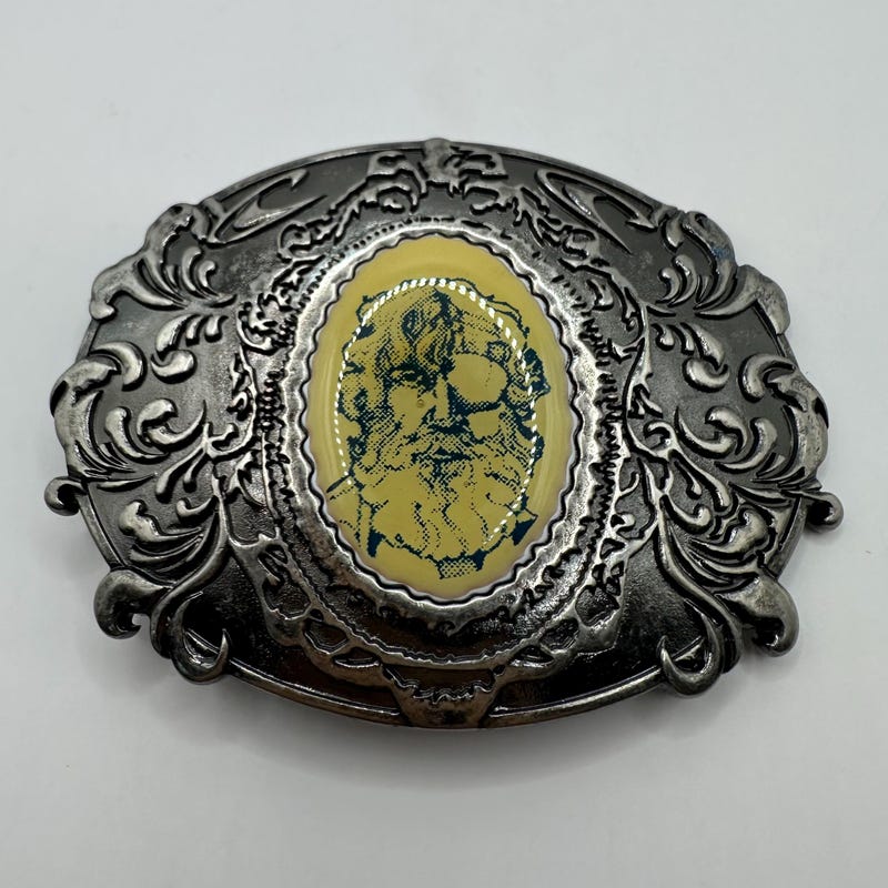 Blue Victorian Western Belt - Etsy