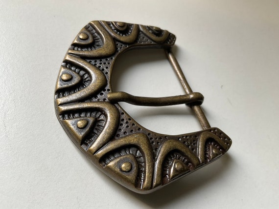 Rare,Vintage,Viking,Medieval belt buckle w/ Scallop m… - Gem