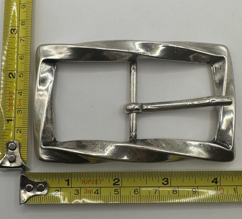 Large Heavy Twisted Rectangular Thick High Quality Well Made Vintage ...