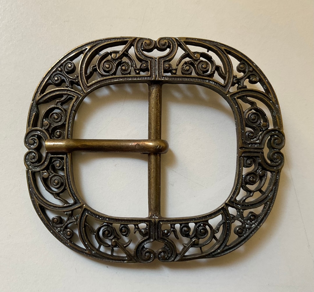 Vintage Gothic,baroque,viking,medieval ,filigreed Belt Buckle.old ...