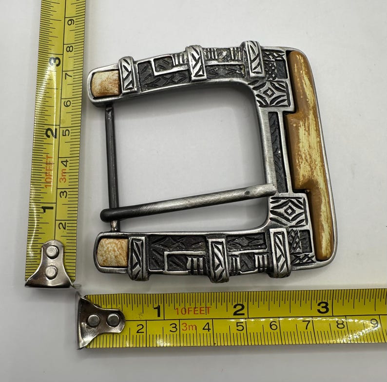 Heavy, Rare, Vintage, Belt Buckle, End Bar, Interchangeable Belt Buckle ...