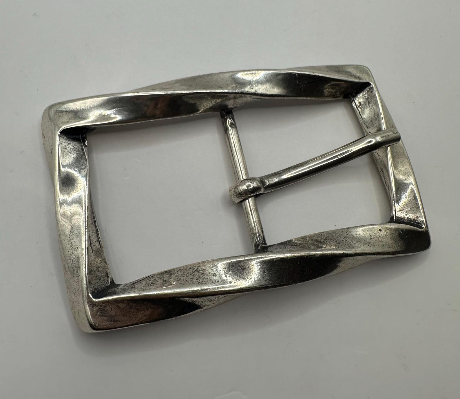 Large Heavy Twisted Rectangular Thick High Quality Well Made Vintage ...