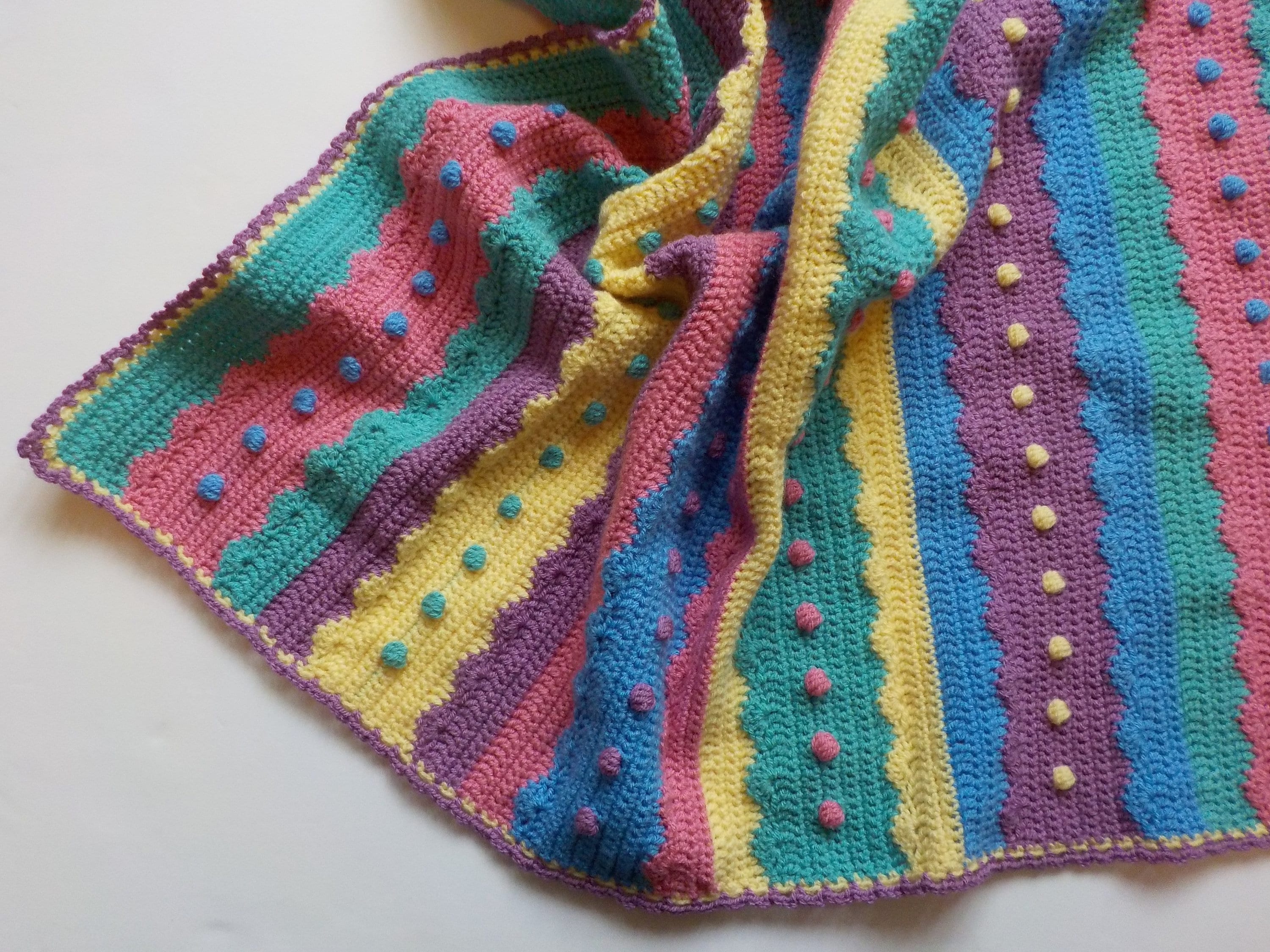 Icing on the Cake Crochet Blanket Pattern - UK & US Crochet Terms, PDF ...