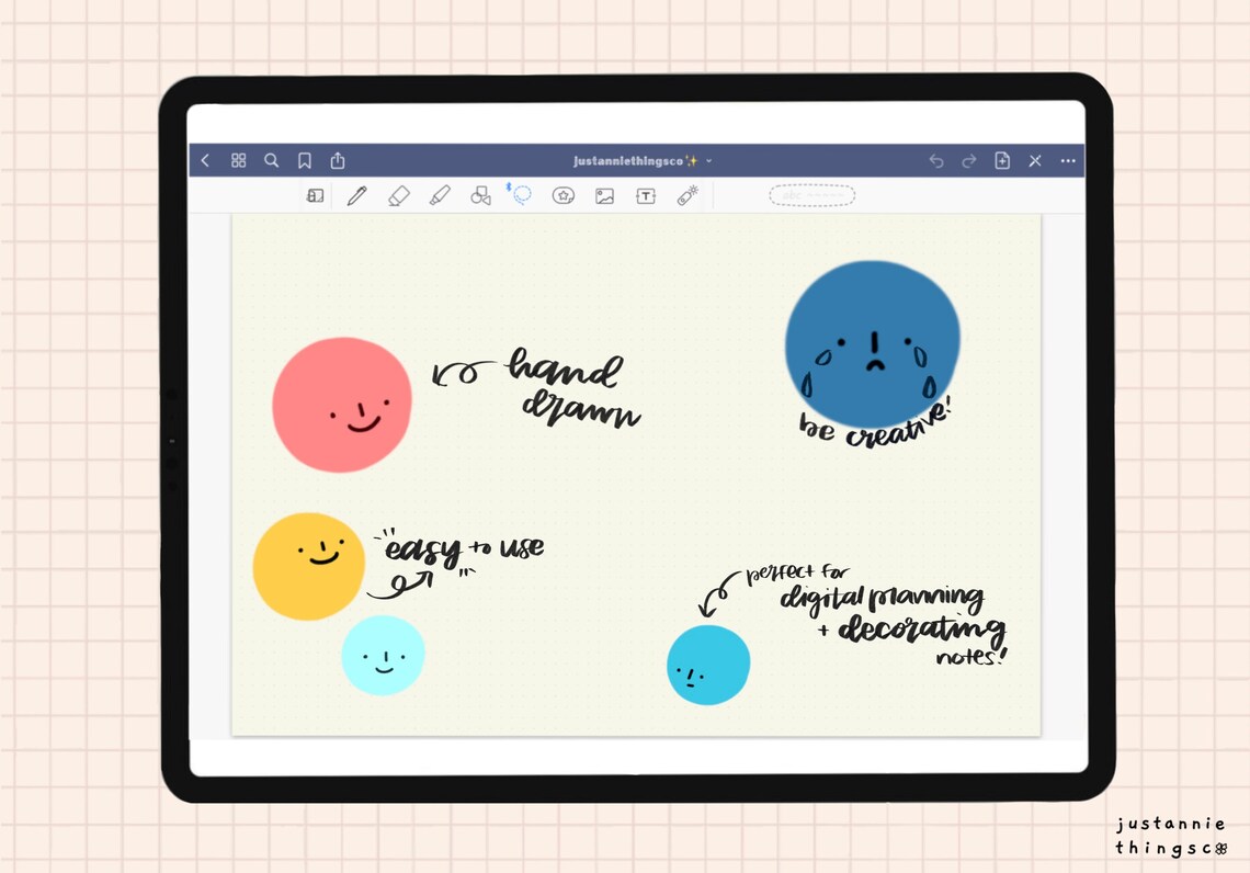 Cute Mood Tracker Stickers | Summer Stickers | Digital Stationary and ...