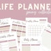Pink Printable Planner. Daily Planner. Weekly Planner. Goal Planner. to ...