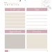 Pink Printable Planner. Daily Planner. Weekly Planner. Goal Planner. to ...