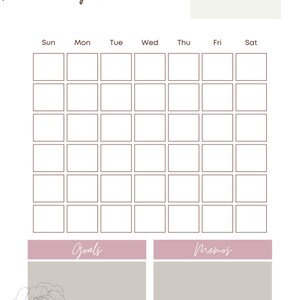 Pink Printable Planner. Daily Planner. Weekly Planner. Goal Planner. to ...