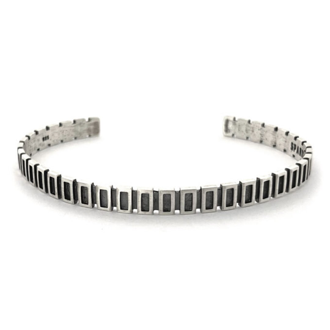 Pool Sterling Silver Cuff Bangle-adjustable Bangle Bracelet-bangle Men ...