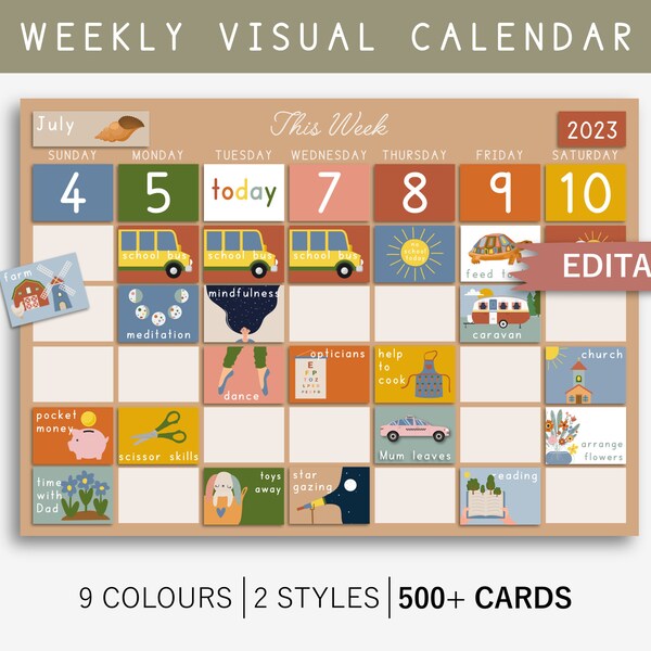 Toddler Schedule Printable - Etsy