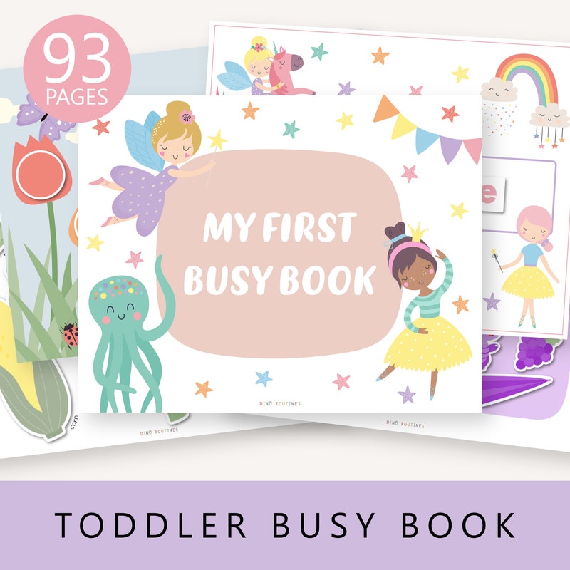 Busy Book Printable - Etsy
