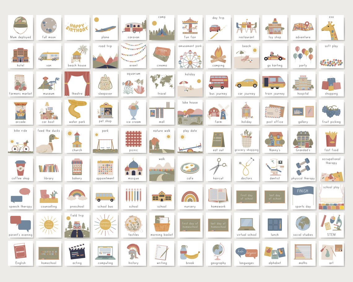 Routine Cards for Kids Daily Routine Cards Daily Rhythm Chart - Etsy