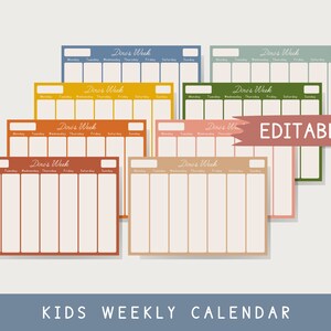 Editable Daily Routine Cards, Routine Flip Chart, Editable Morning ...