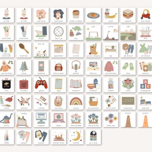 Editable Daily Routine Cards, Routine Flip Chart, Editable Morning ...