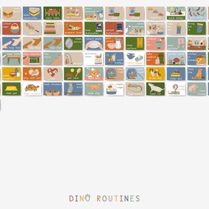 Daily Routine Cards, Visual Routine Cards, Visual Schedule for Kids ...