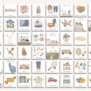 Editable Toddler Routine Chart Daily Routine Cards Visual Schedule for ...