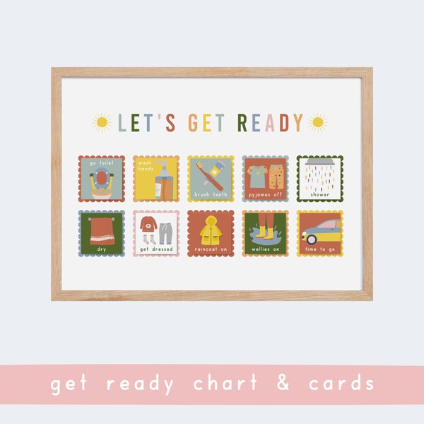 Printable Get Ready Chart - Etsy